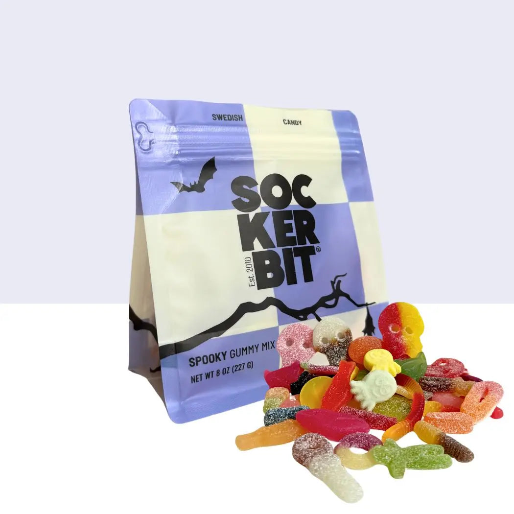 Sockerbit – Swedish Candy Halloween Spooky Gummy Mix – Salchicha